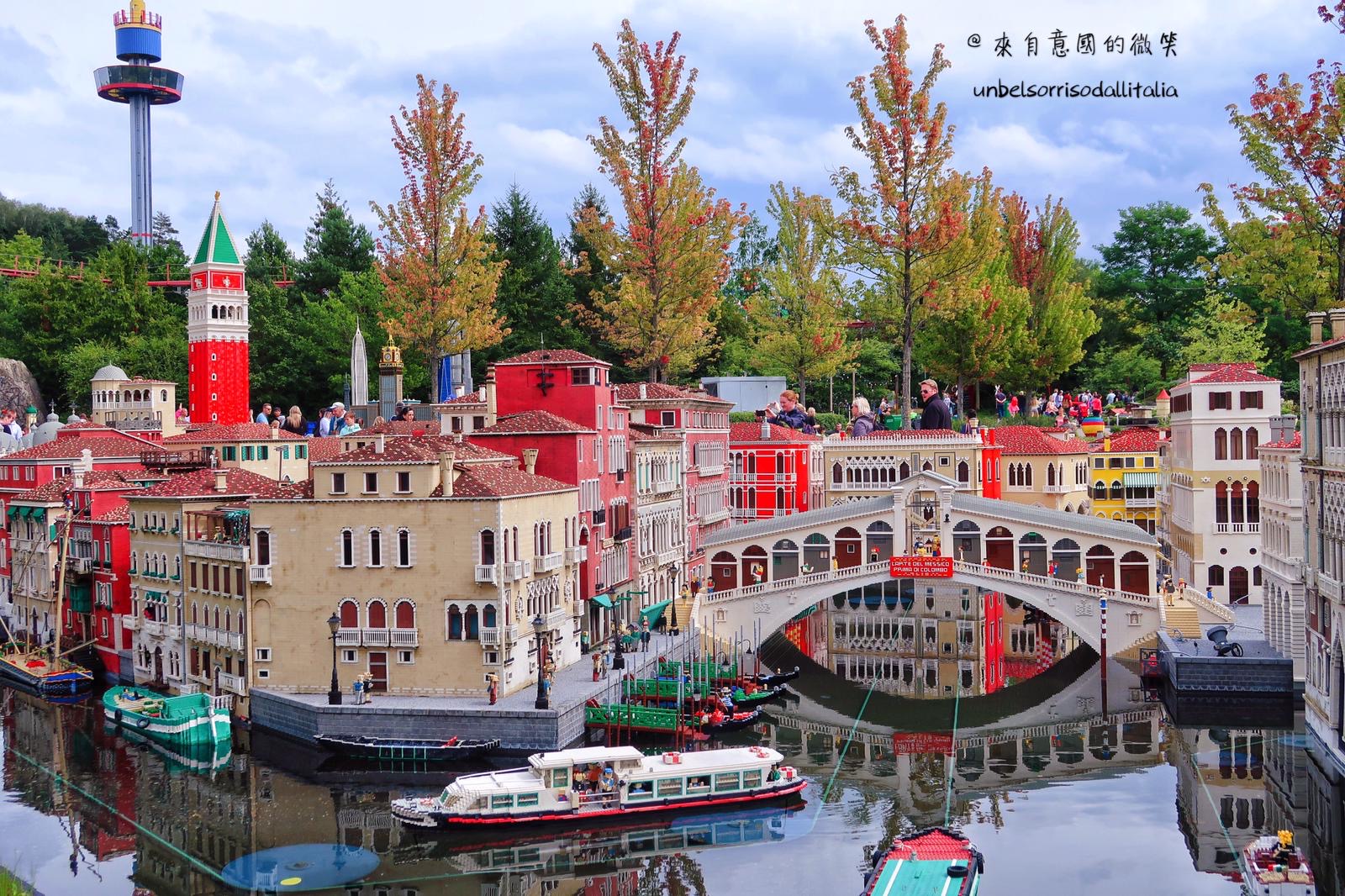 在德國樂高樂園Legoland，發現了很精緻的意大利水都威尼斯！
